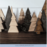 22 DIY Wood Christmas Tree Ideas that are too cool not to make