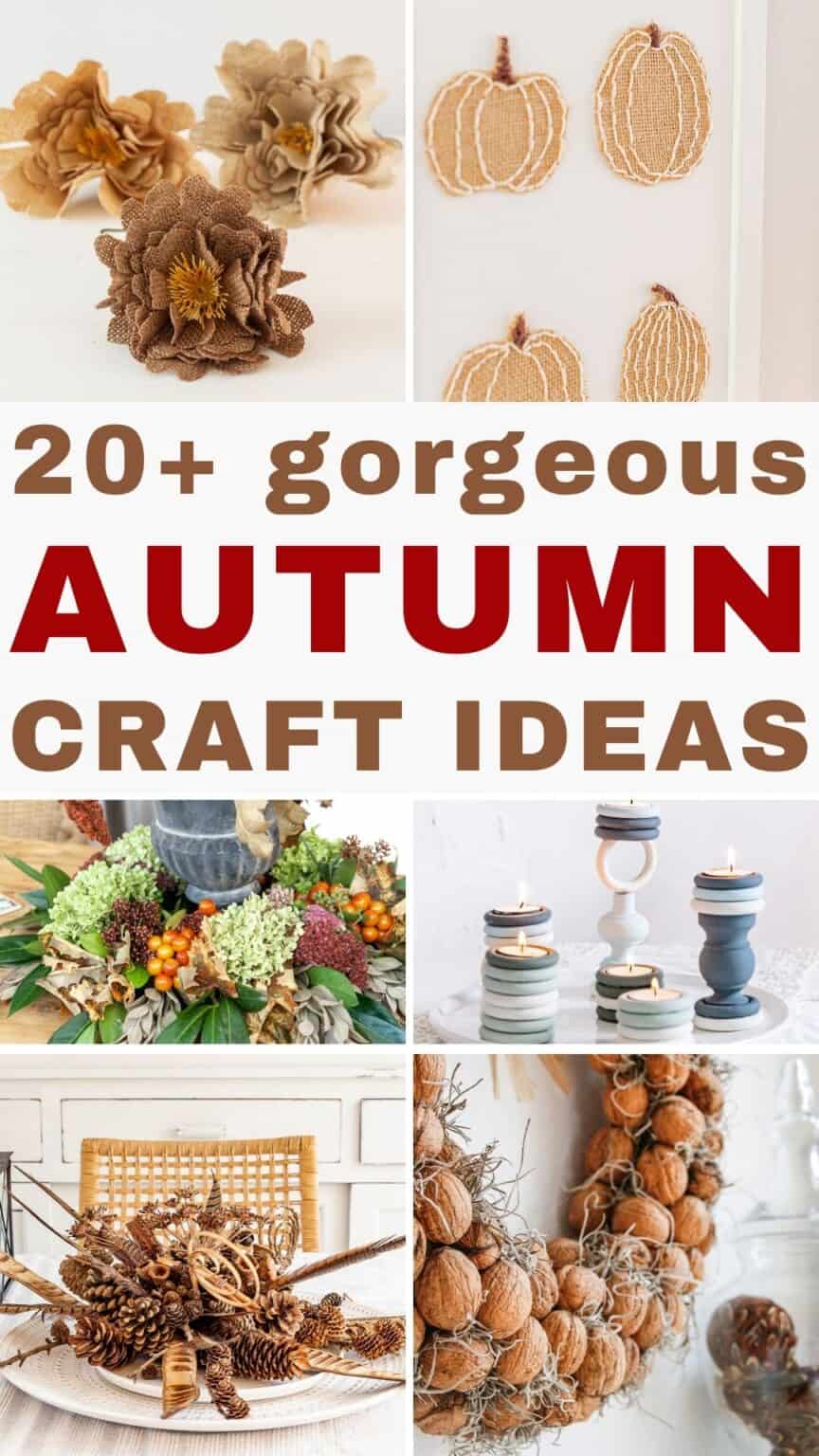 Fall Into Creativity: 20+ DIY Fall Craft Ideas Perfect for Autumn