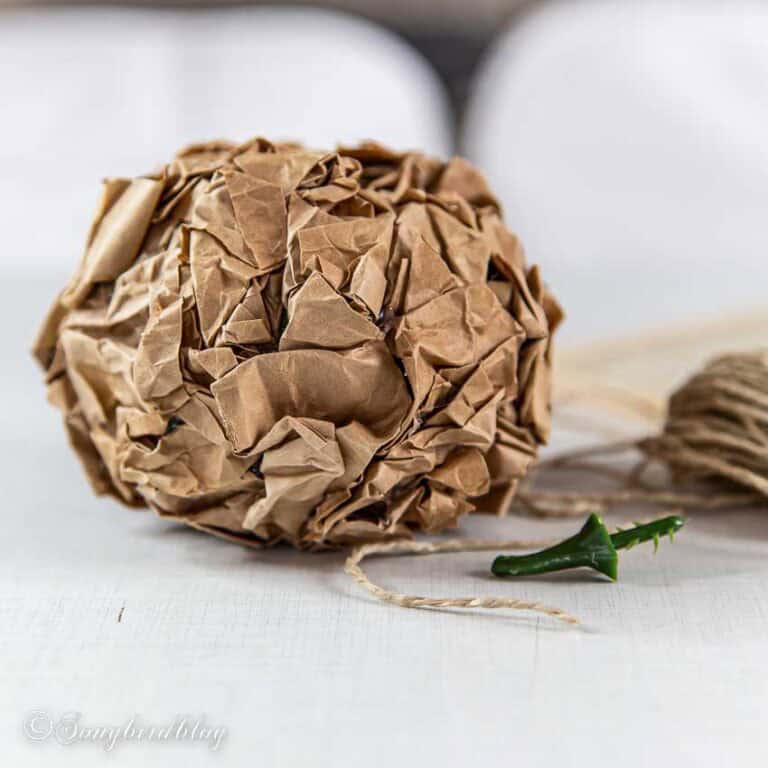 Turn Thrift Store Pumpkins into Rustic Fall Decor with Brown Paper Bags ...
