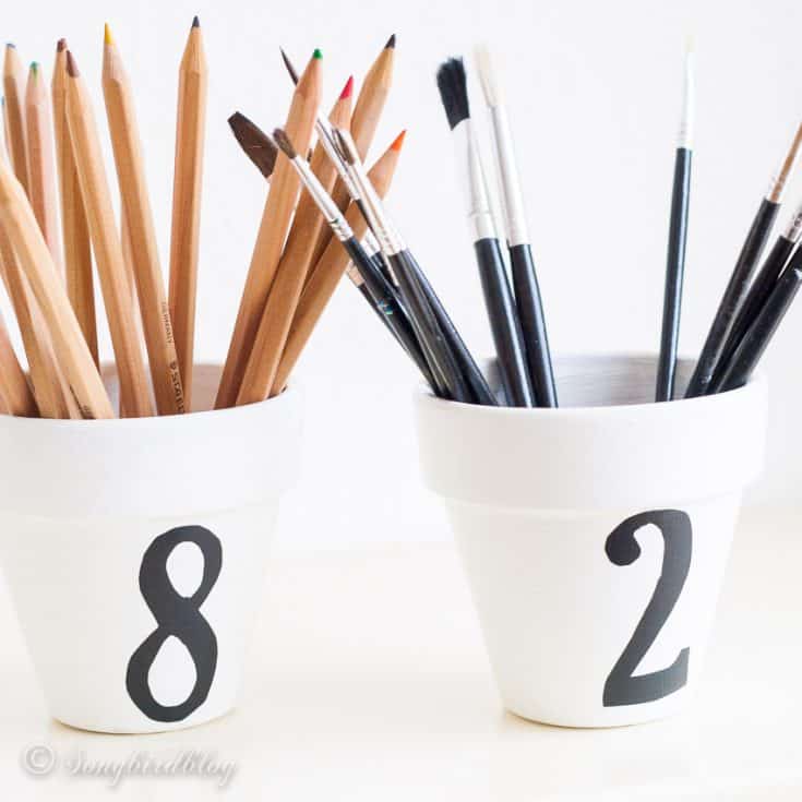 Decorating with numbers and letters ideas