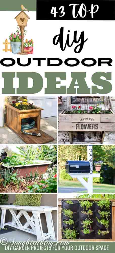Diy Outdoor Projects DIY Garden Crafts: 24+ Beautiful Garden Crafts