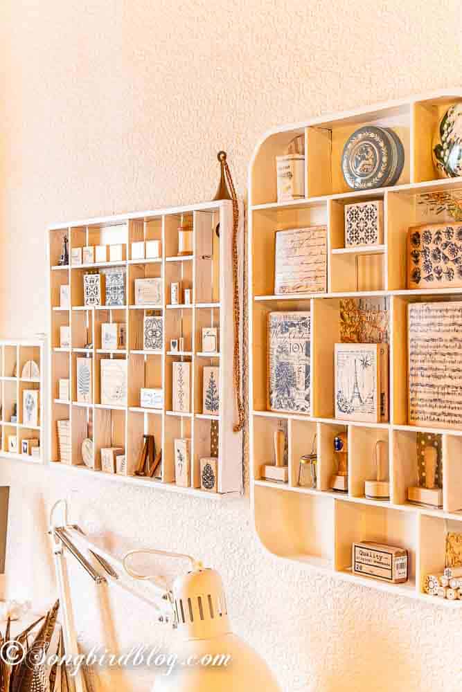 A Simple DIY That Turned Rubber Stamp Storage Into Decor - Songbird